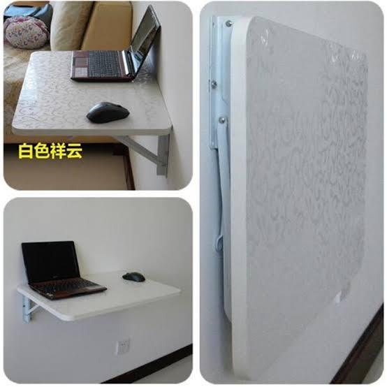 Foldable Wooden Wall Mount Laptop Table/Computer Table/Dvd Player Table ...