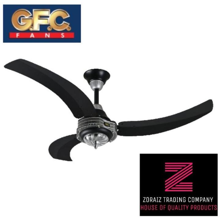 GFC Fan Ceiling 56''Dominant Model Black Silver Color Pure Copper Wire | Daraz.pk