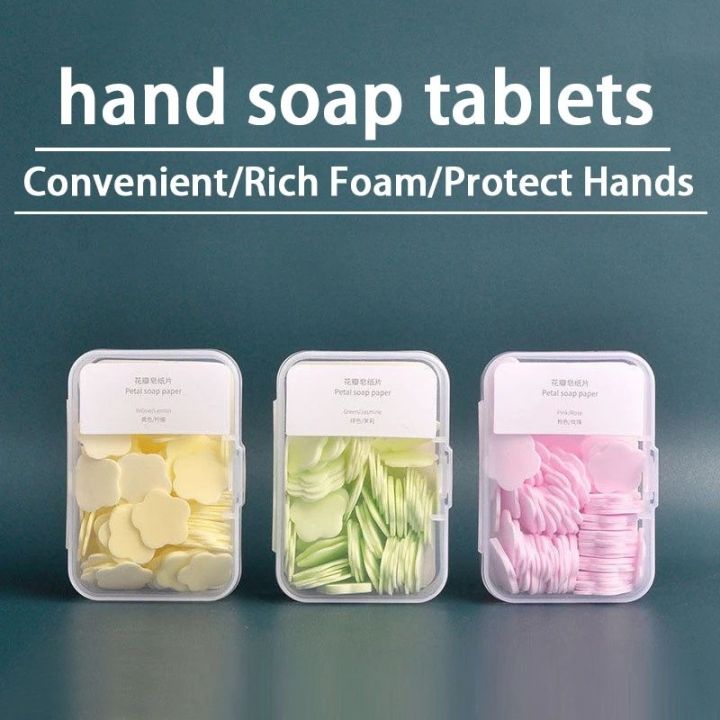 box Soap Paper Disposable Bath Hand Washing Travel Foaming Scented ...