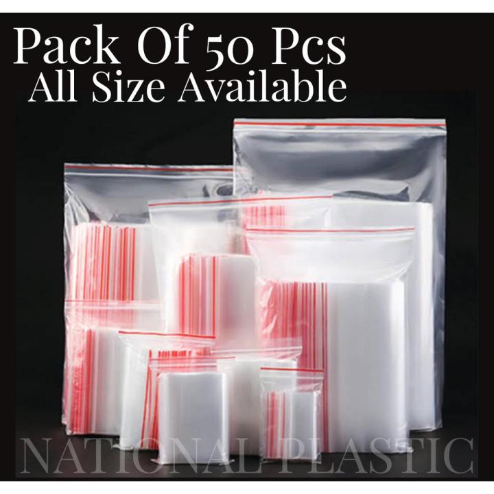 Ziplock Plastic Bags P.E Bags All Size Available | Daraz.pk