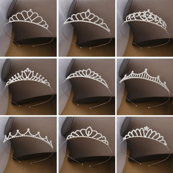 【Eco-friendly】 Headwear Rhinestone Princess Tiaras Shining Rhinestone ...