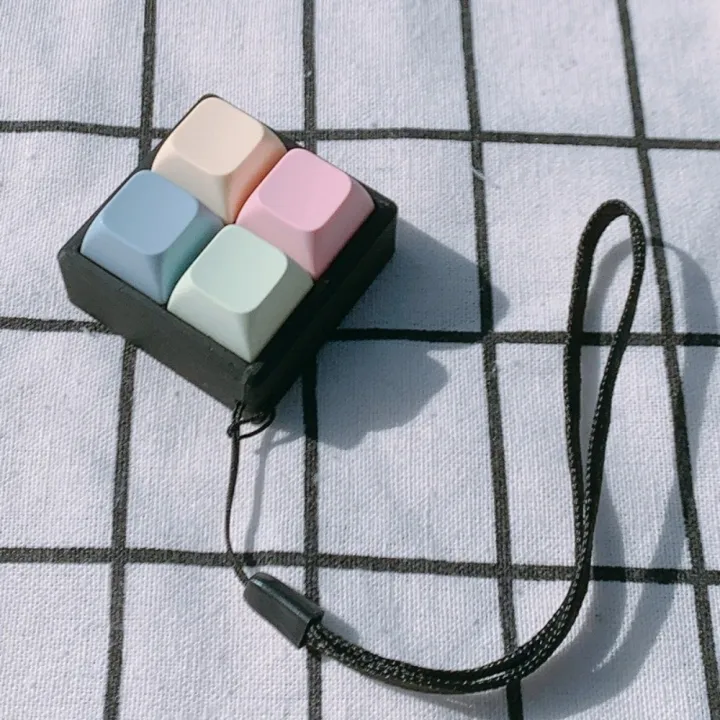 New 2/3/4 Keys Finger Keyboard Keycap Key Button Decompression Toy ...
