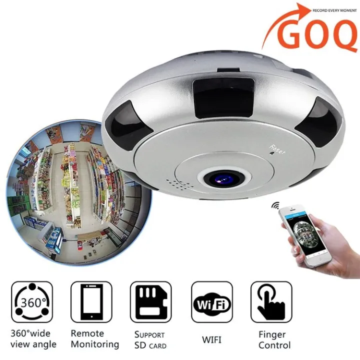 V380 Pro 3MP Wireless Security Panoramic Camera Fisheye Lens Two Ways ...