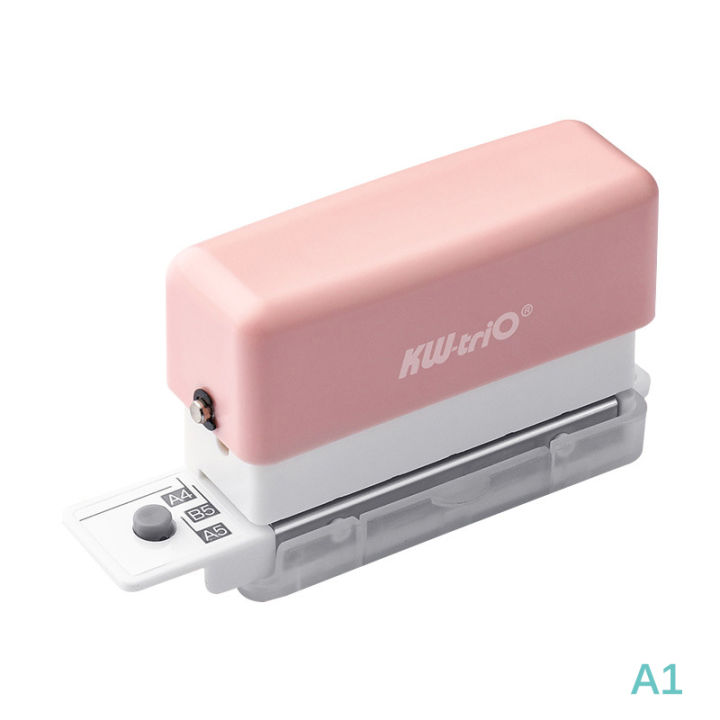 Portable Multifunctional 6 Holes Hole Punch With Crumbs Container Ruler ...