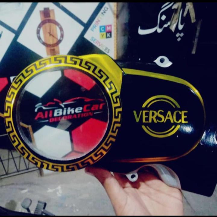 125 Versace Magnet Tapa, Transparent Glass Magnet View - | Daraz.pk