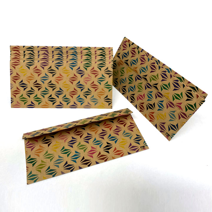 Pack of 10 Handmade Zig Zag Envelopes By Paperwork - Best Quality Product | Daraz.pk