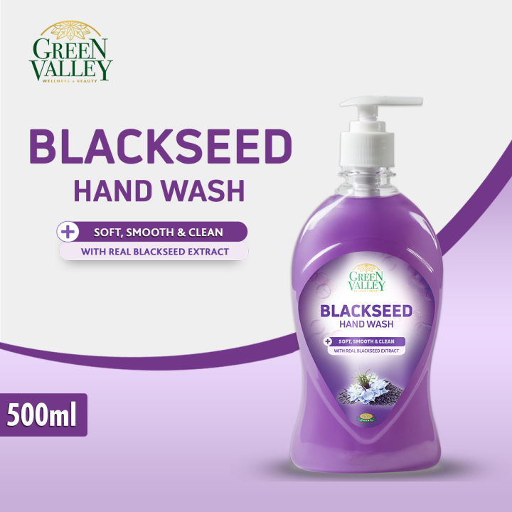 Green Valley Black Seed Liquid Hand & Body Wash Pump - Gentle Cleansing ...