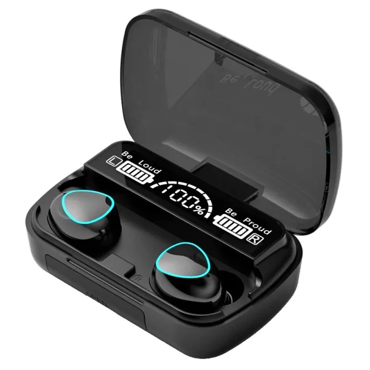 M10 Air buds Wireless Bluetooth EarBuds Stereo Earphones with Power ...