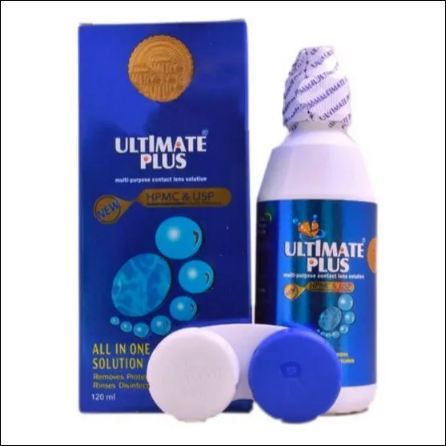 Ultimate Plus Lens Solution 120 ML | Daraz.pk
