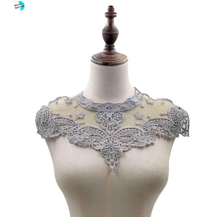 Lace Fake Collar Hollow Design Lace Applique Female Charm | Daraz.pk