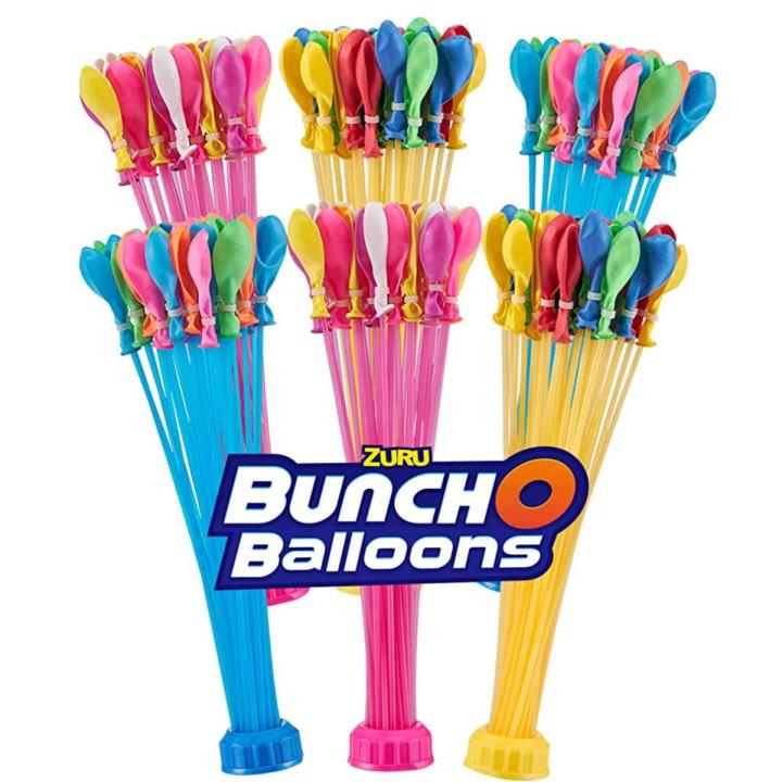 Bunch O Balloons Rapid-Filling Self-Sealing Neon Colored Water Balloons ...