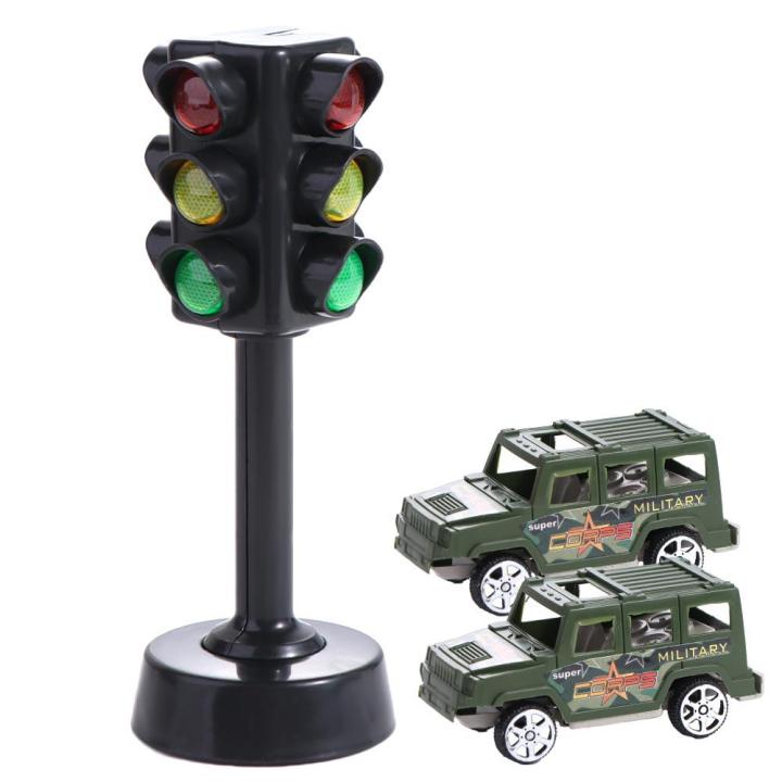 Traffic Light Model Toy Early Educational Mini Traffic Light Crosswalk ...