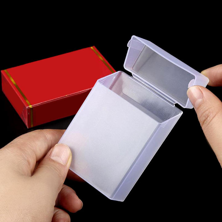 Transparent Plastic Storage Box Photocards Small Card Storage Box ...