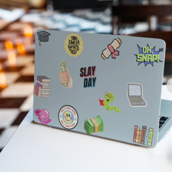uncut Laptop stickers- 1x sheet- on motivational theme - 5.5x 7.5 ...