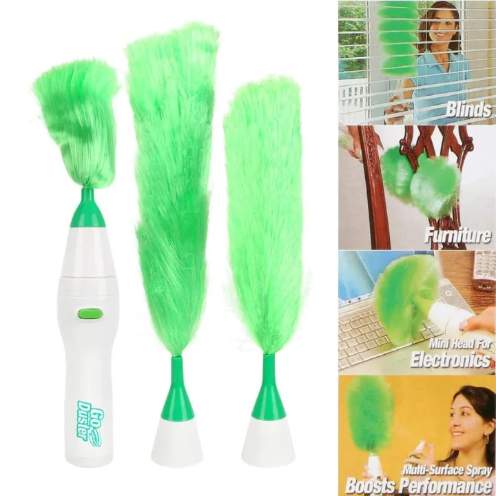 3in1 Go duster Electric Feather Duster Multifunctional Soft Microfiber ...