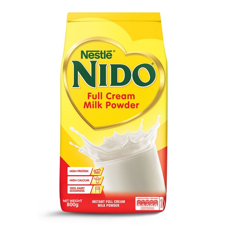 NESTLE NIDO Full Cream Powder Milk 800g Pouch | Daraz.pk