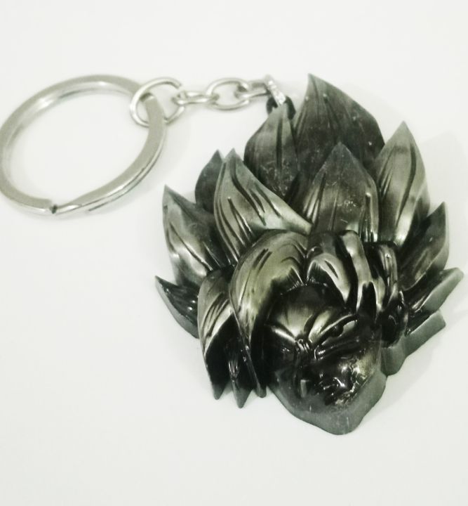 Large Size Metallic Goku Face Keychain | Daraz.pk