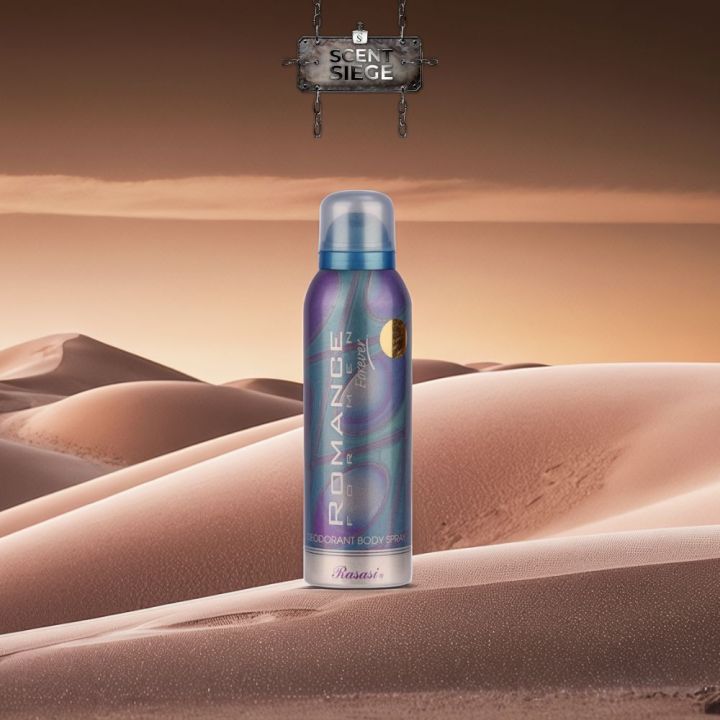 Rasasi Romance Body Spray for Men – 200ML | Fresh, Masculine & Long ...