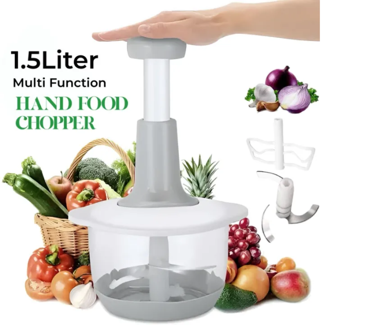 Manual Hand Push Chopper/ Multifunctional Hand Pat Chopper And Mixer ...