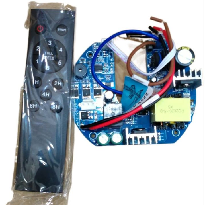 Universal Solar AC/DC 12V Ceiling Fan Circuit Kit BIG High Power Circuit Remote Smart Speed ...