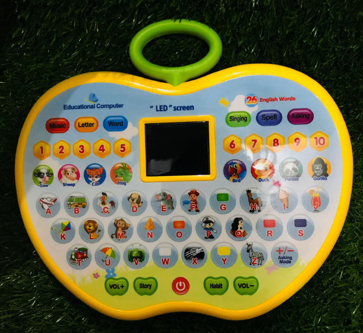 Educational Computer For Kids With LED Screen - Play Learning Toy For ...