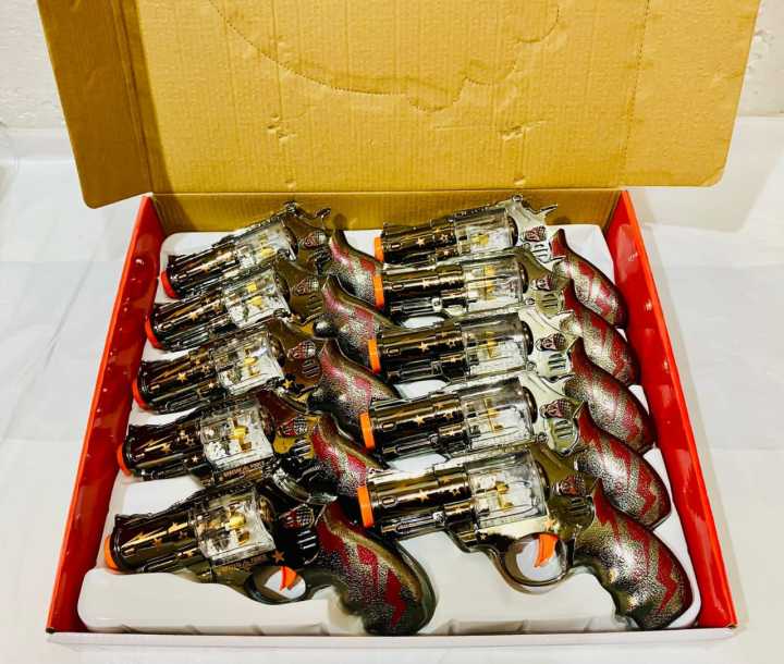 Electric Revolver Gun Light & Music toy | Best for Gift | Daraz.pk