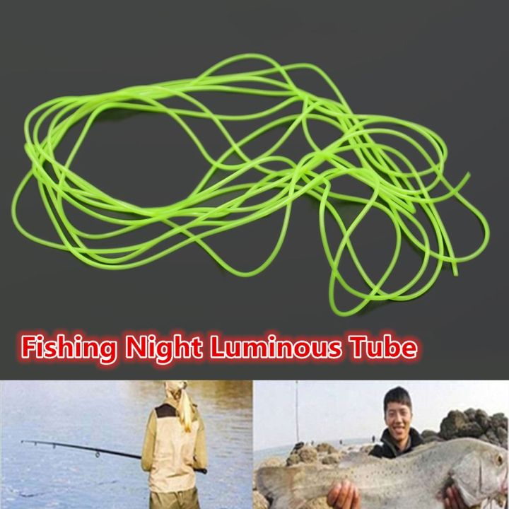 5M Soft Silicone Deep Sea Night Luminous Boat Fishing Rig Hook Line ...