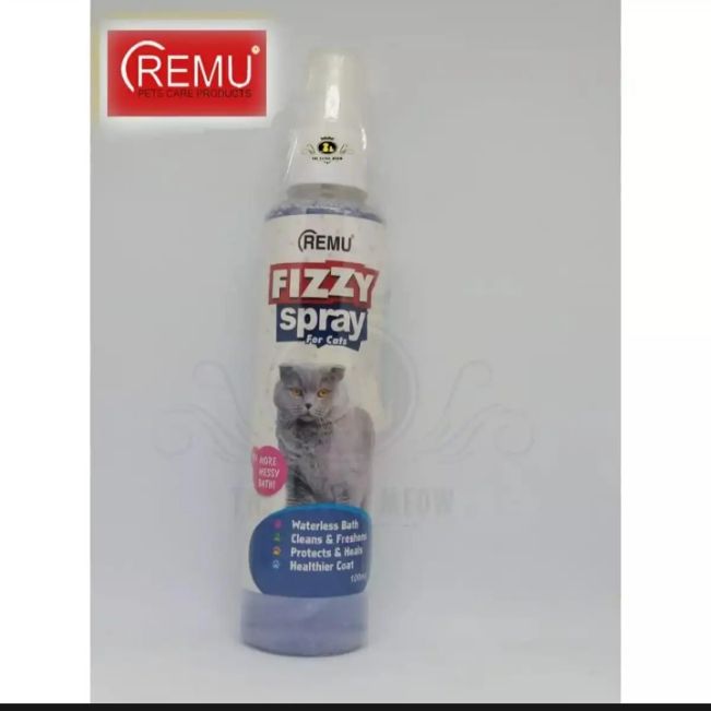 Remu - Fizzy Spray For Dog - Waterless or Dry Bath For Your Dog - 200 ...