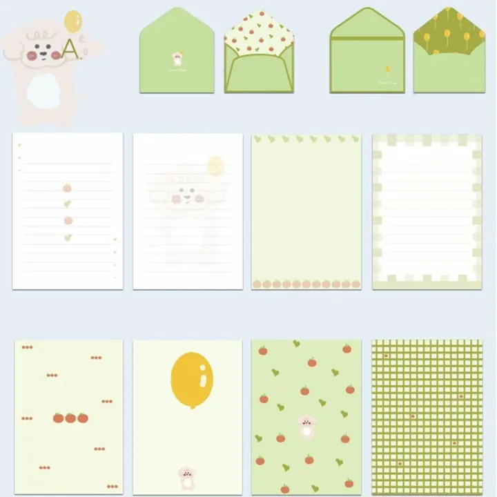 Gift Student Cartoon Greeting Card Letter Paper Handwritten Love Letter ...