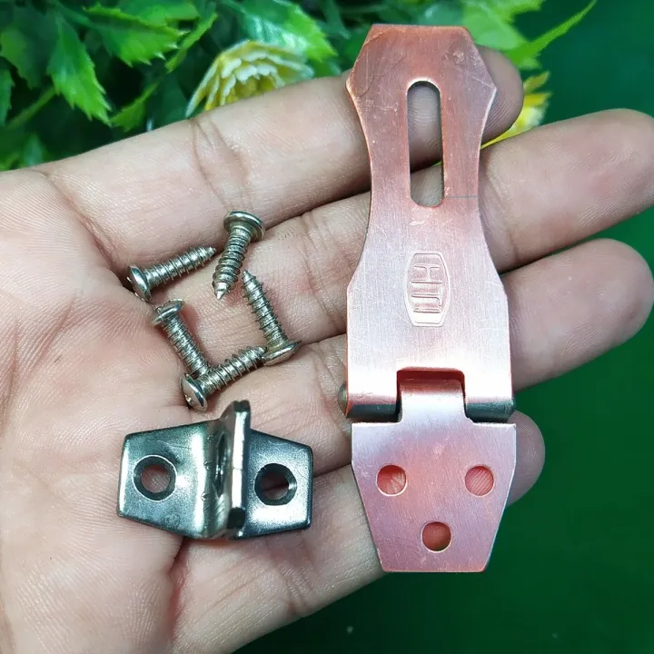 DreamsMart 2.15 inches Foldable Door Lock with screws Wood Plastic ...