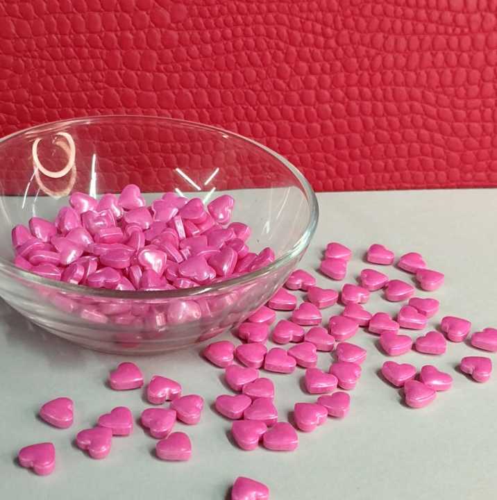 Edible Sprinkle Heart Shape 30g Pack for Cake Decorating | Daraz.pk