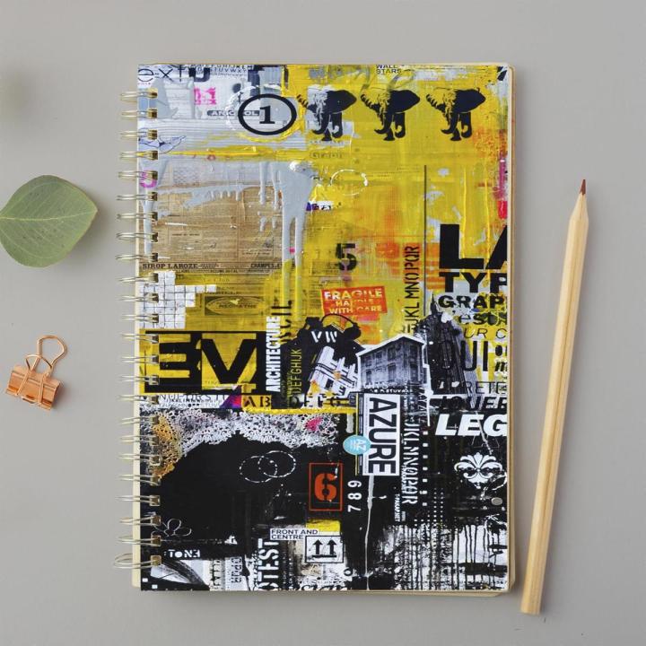 Untidy Art-A4 & A5 Spiral Notebook with Plastic Sheet | Daraz.pk