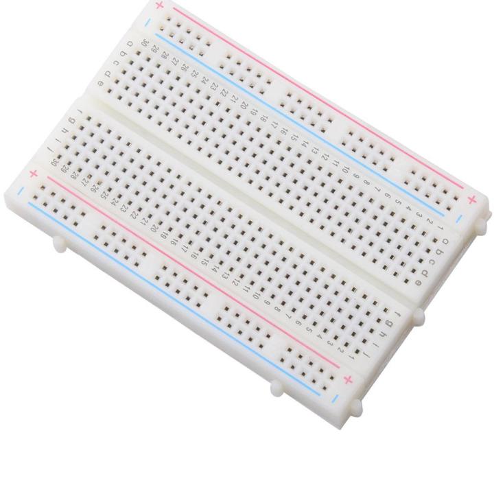 400 Holes Solderless Breadboard Bread Board MB102. | Daraz.pk