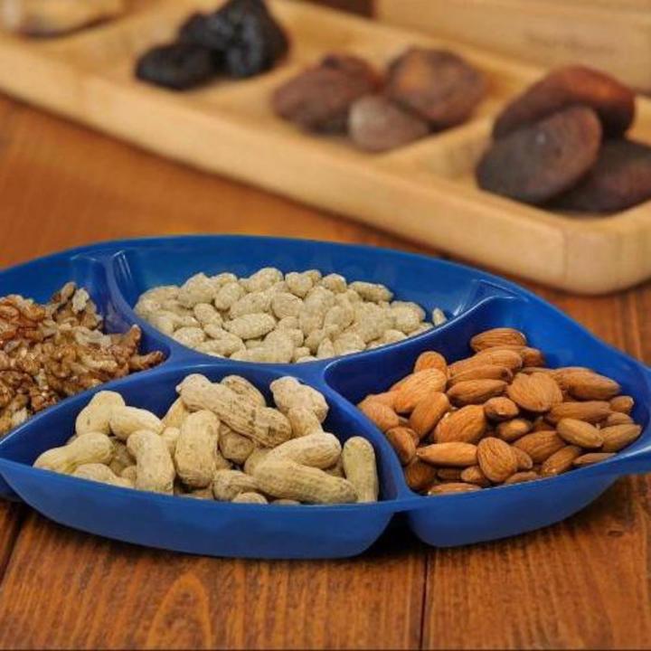 Dry Fruit Serving Tray with Partitions | Daraz.pk