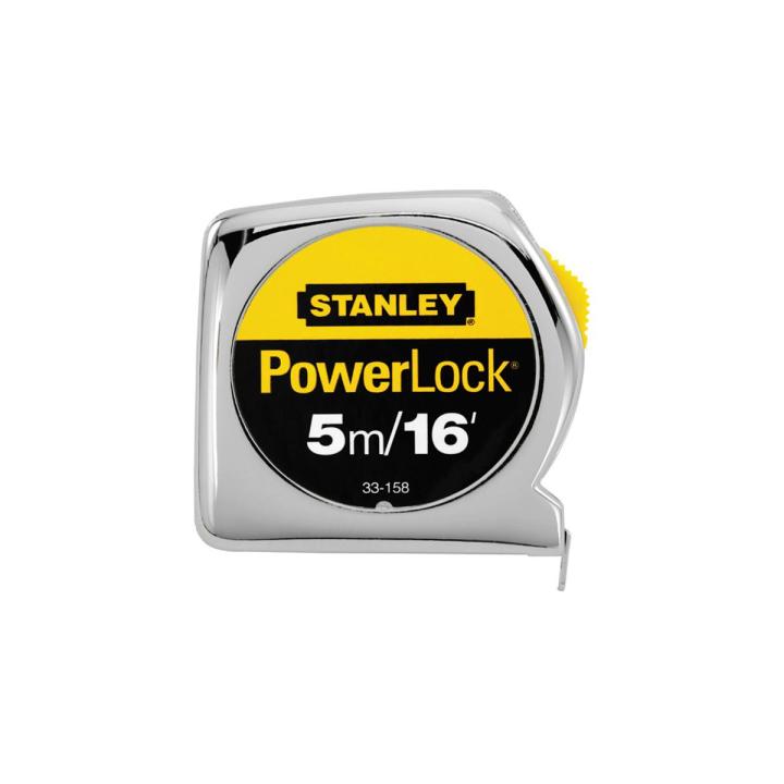 Stanley Powerlock Measuring Tape 5m/16ft X 19mm | Daraz.pk