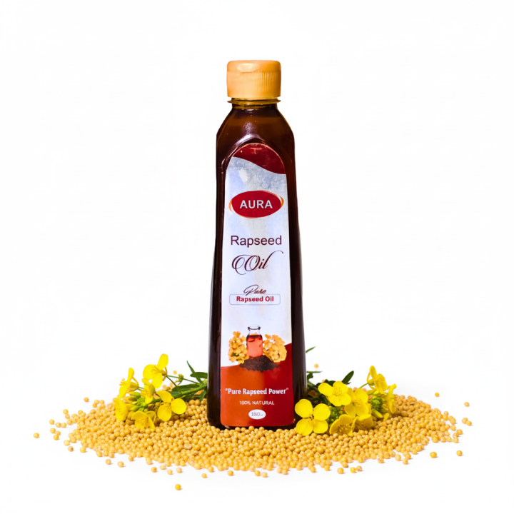 Aura Rapeseed Oil – 250ml | Pure & Natural | Healthy Cooking Oil | Daraz.pk