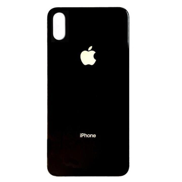 iPhone XS MAX Back Glass Protector - BLACK | Daraz.pk
