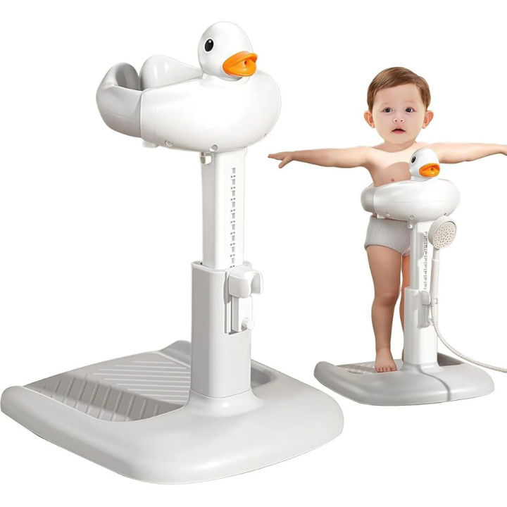 Adjustable Height Baby Shower Stand with Anti-Slip Base – Cute Duck ...