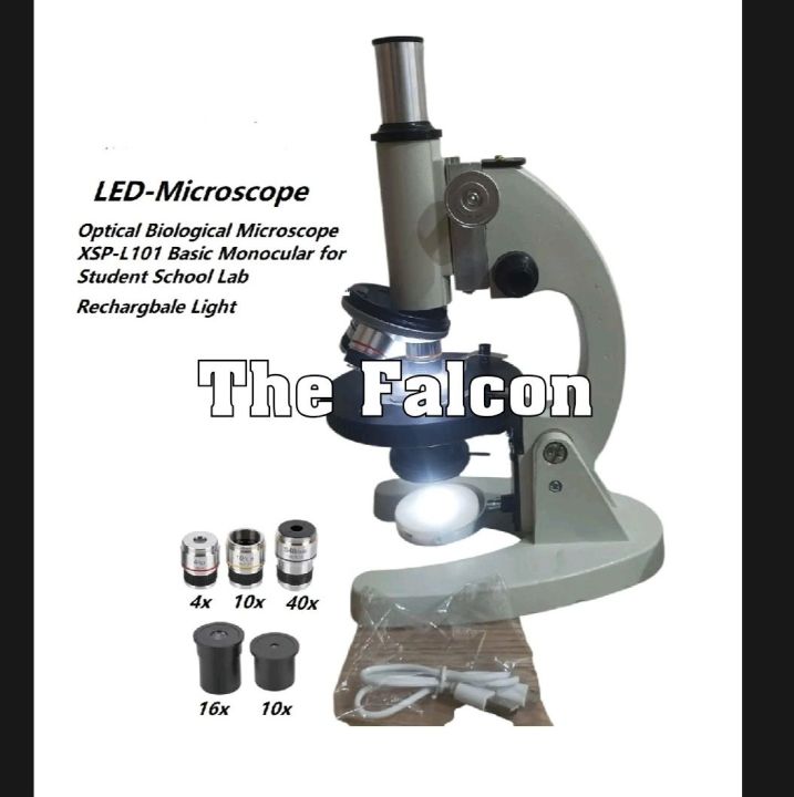 LED HD Student microscope L101-675x / Optical biological microscope ...