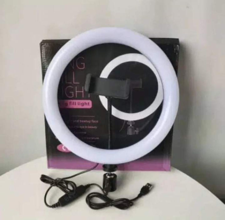 New 26CM LED Studio Camera Ring Light Photography With Mobile Holder ...