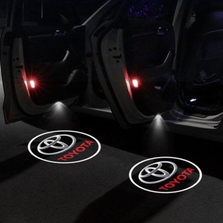 Toyota Welcome Logo Light Lamp Shadow Projector -2pc- | Daraz.pk