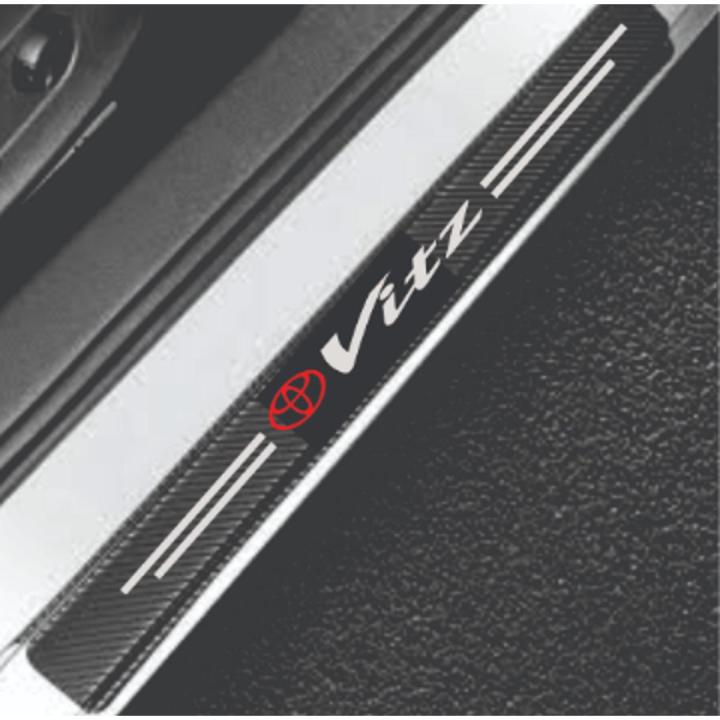 4pcs TOYOTA VITZ all models door sill scrach protectors, waterproof ...