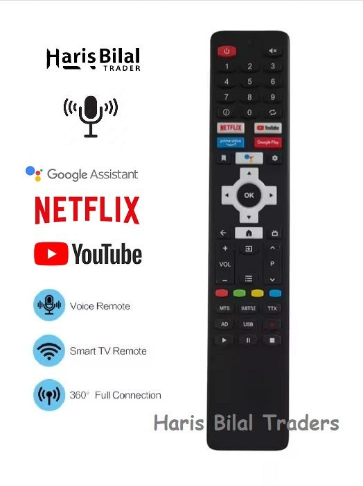 Ecostar Smart Android LED TV Remote Control With Voice Cammands ...