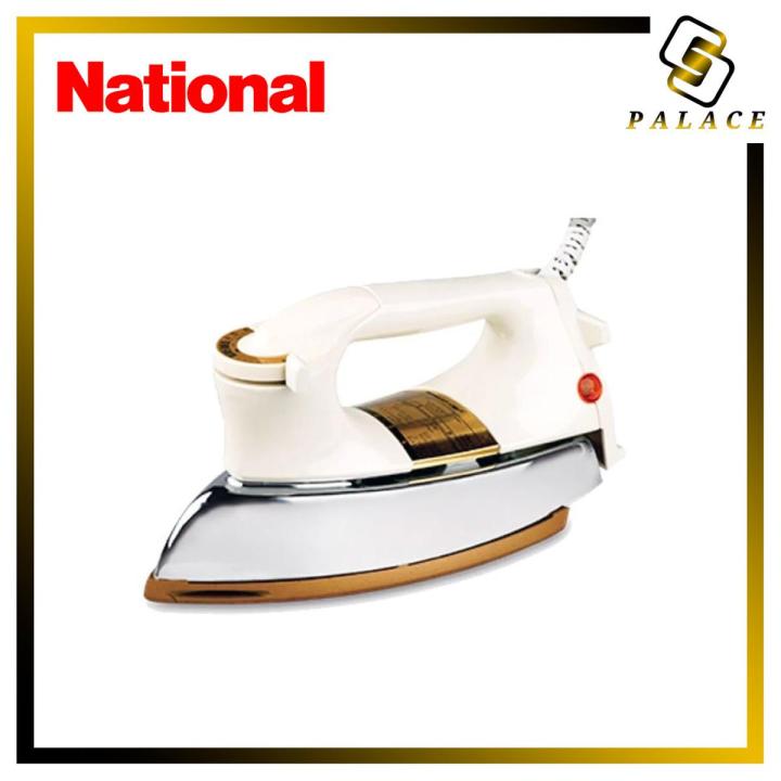 National | Dry Iron | Original Quality | Heavy Weight | 1000 Watts | 2 ...