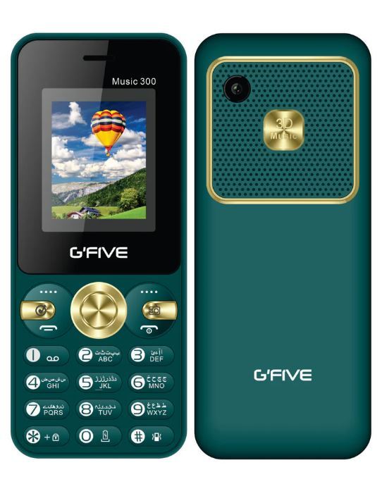 GFIVE Music 300 _ 1.8" Inch Display _ 3000 mAH Battery _ Dual Sim _ PTA ...