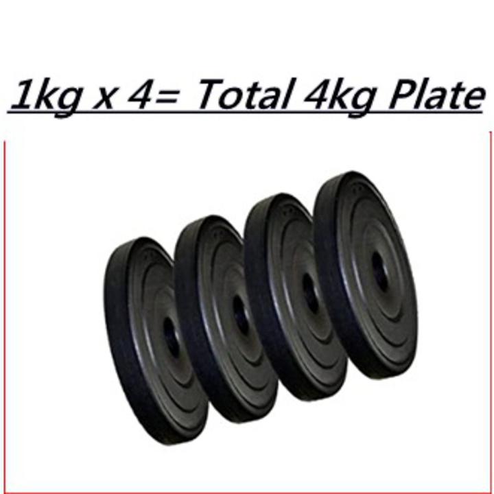 Pack of 4 Gym weight Plate - 1kg | Daraz.pk