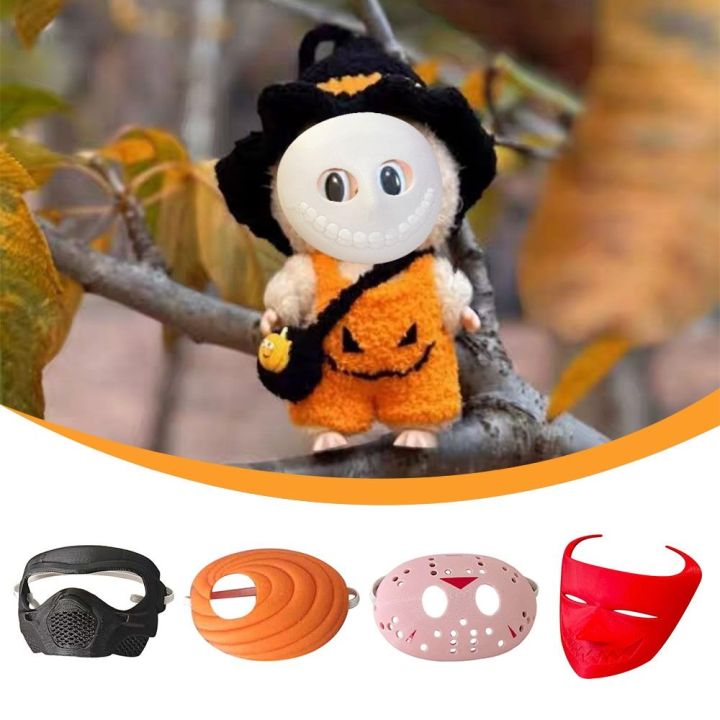 New Plastic Doll Mask 3D Printed DIY Decor Labubu Doll Mask Doll ...