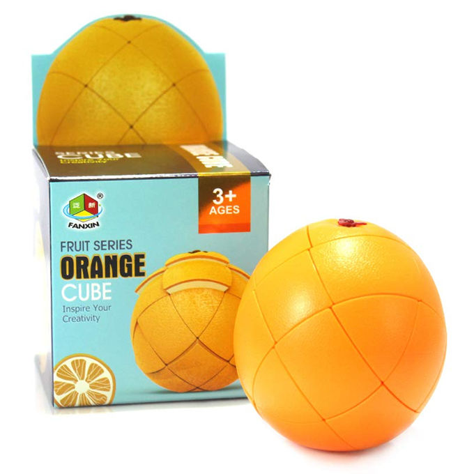 Rubik's Cube Fruits Series Orange Shape Magic Cube Special For Kids ...