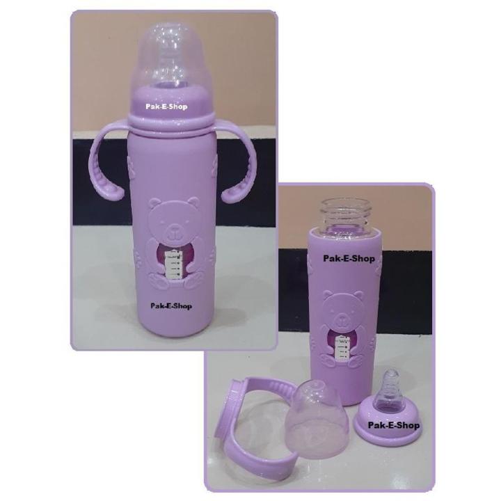 Imported glass feeder bottle 240 ML / Rio baby feeding bottle high ...