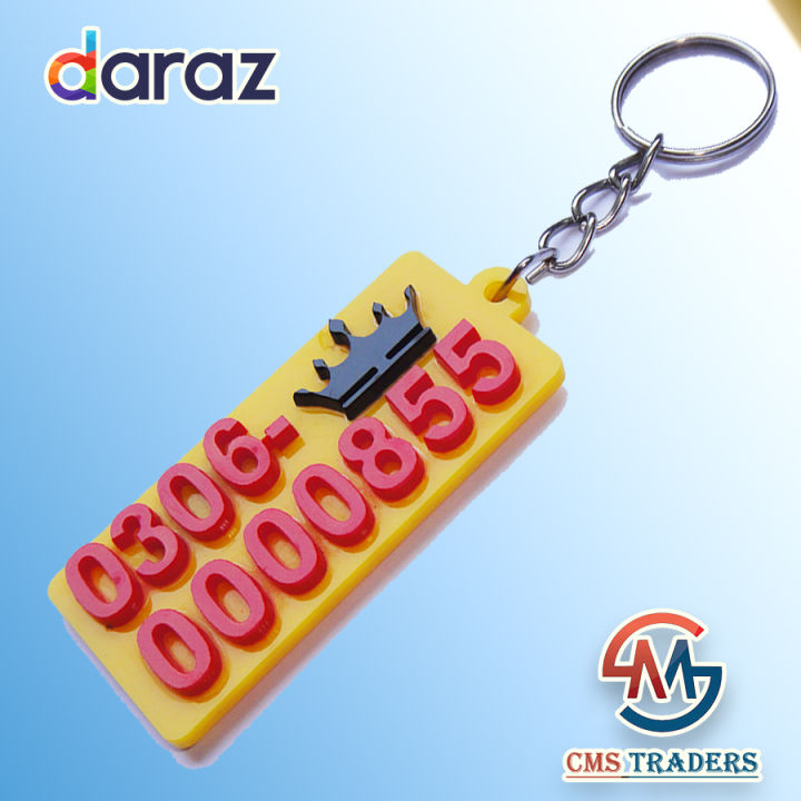 Customized 3D laser cutting Keychains | Daraz.pk